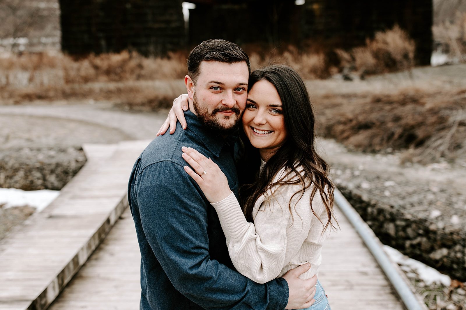 Aspinwall Riverfront Park Engagement Photos | Rachel Wehan Photo