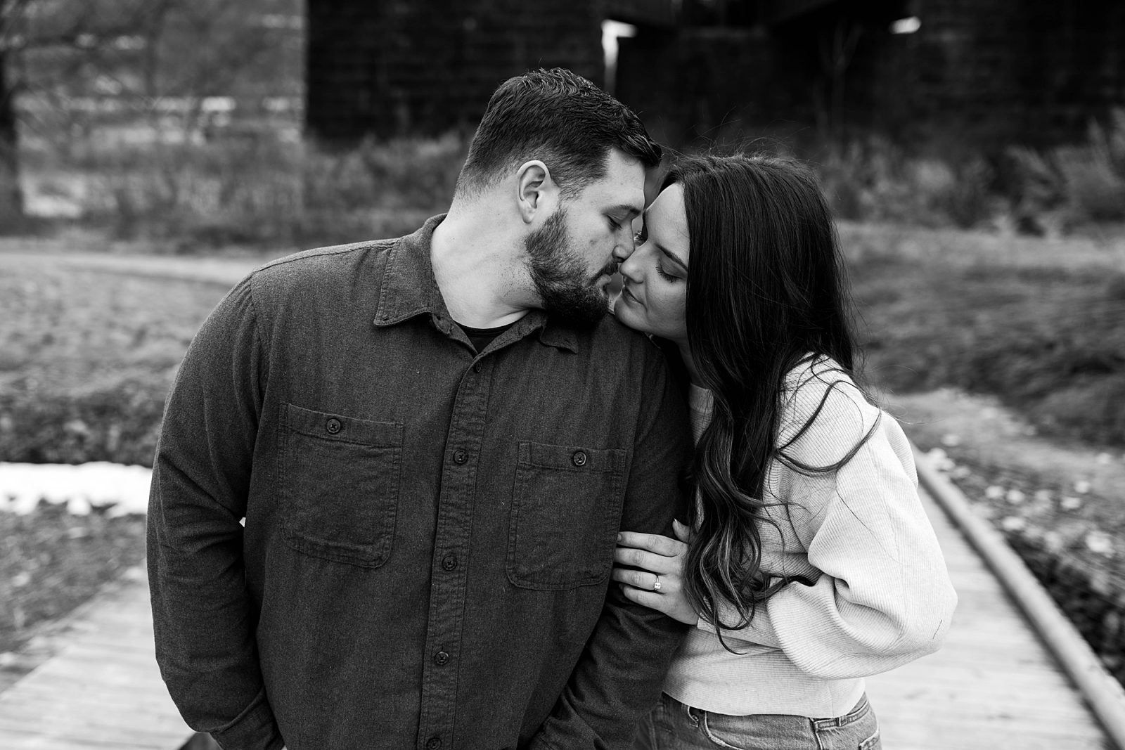 Aspinwall Riverfront Park Engagement Photos | Rachel Wehan Photo