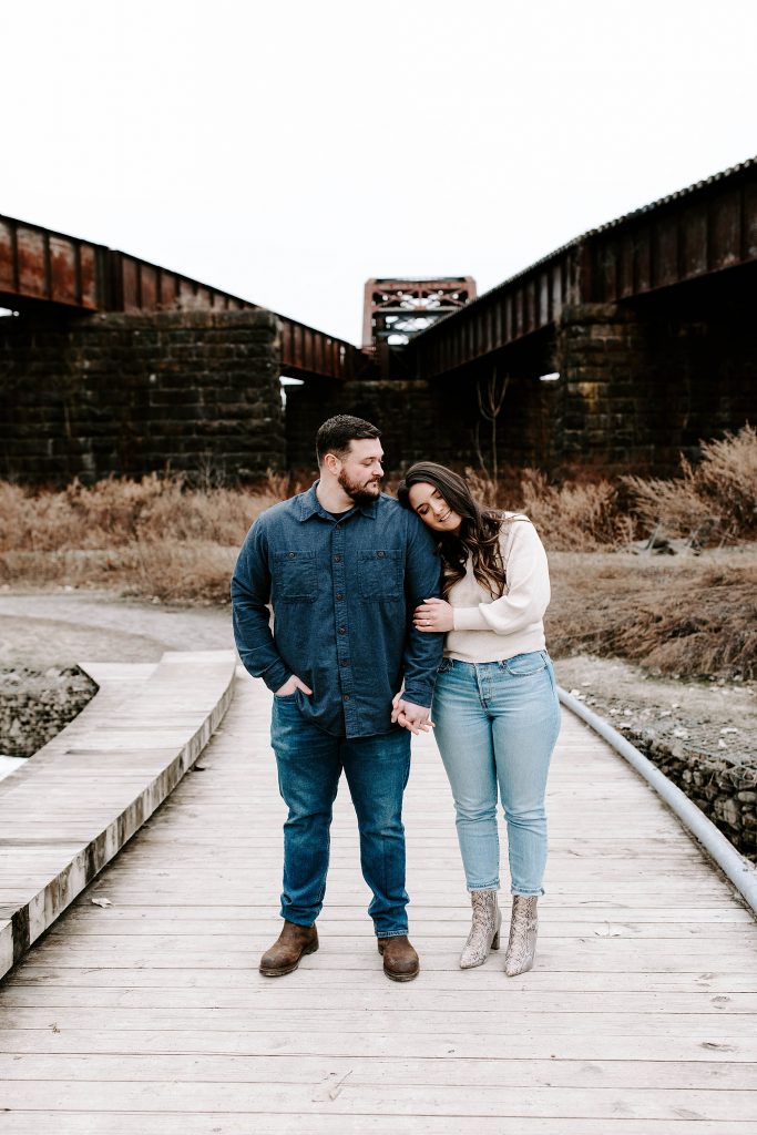 Aspinwall Riverfront Park Engagement Photos | Rachel Wehan Photo