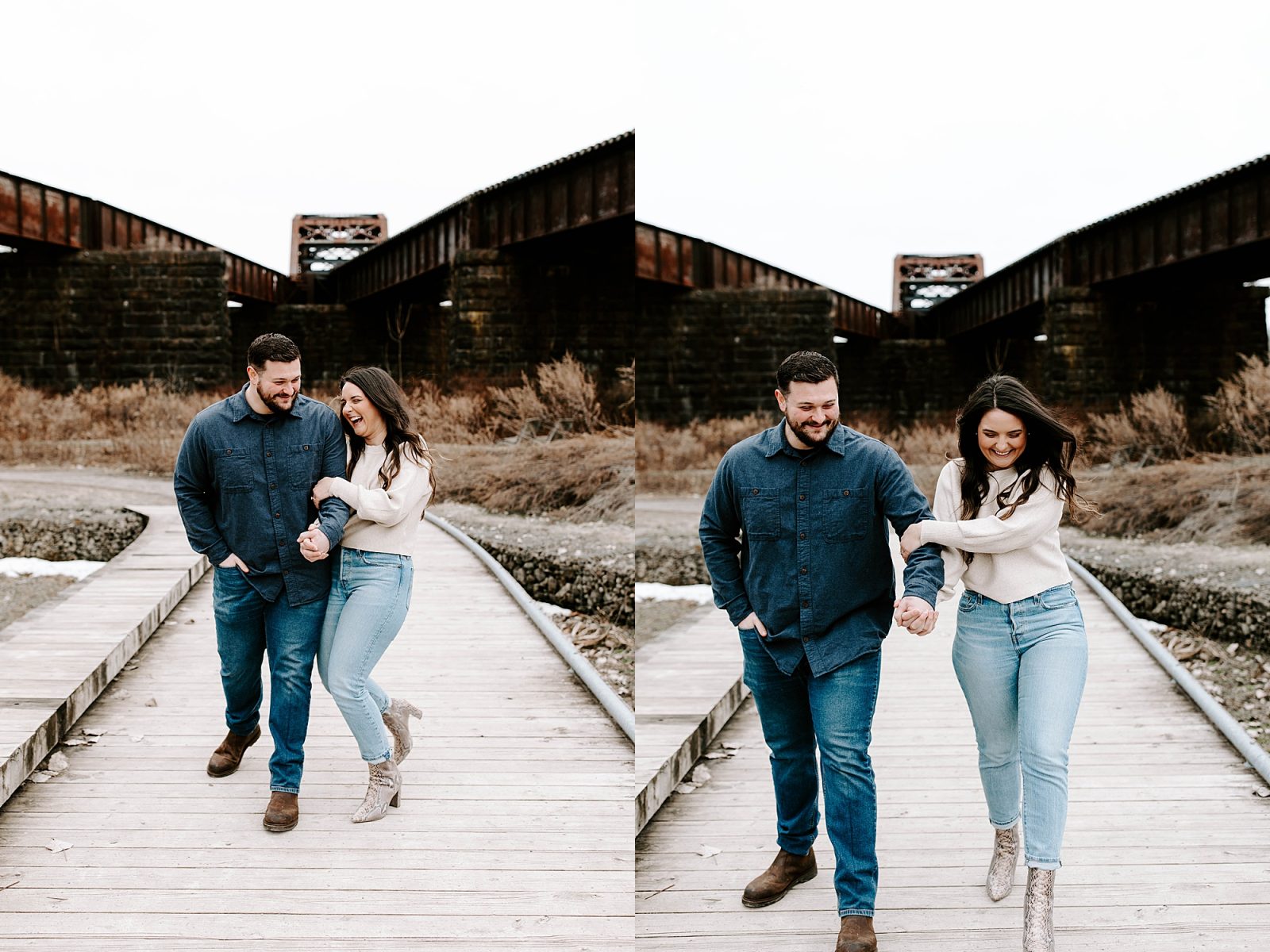 Aspinwall Riverfront Park Engagement Photos | Rachel Wehan Photo