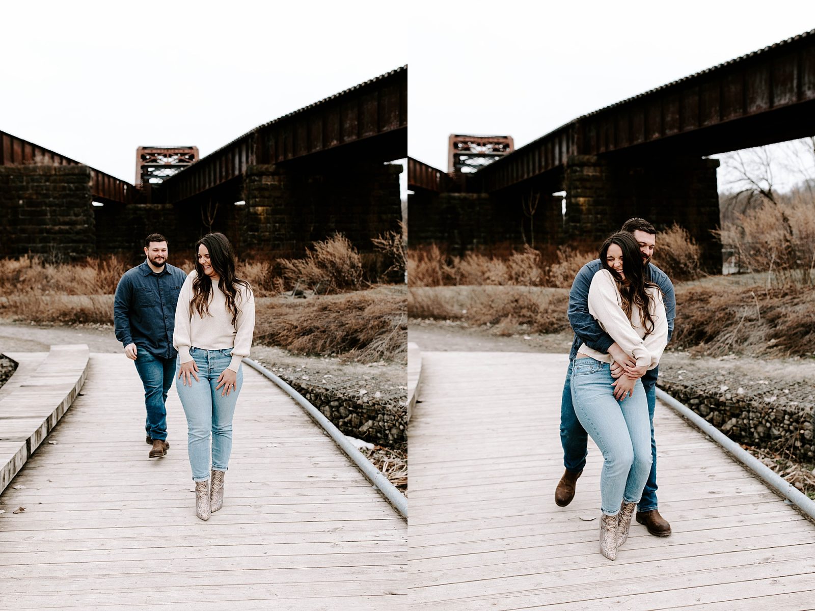 Aspinwall Riverfront Park Engagement Photos | Rachel Wehan Photo