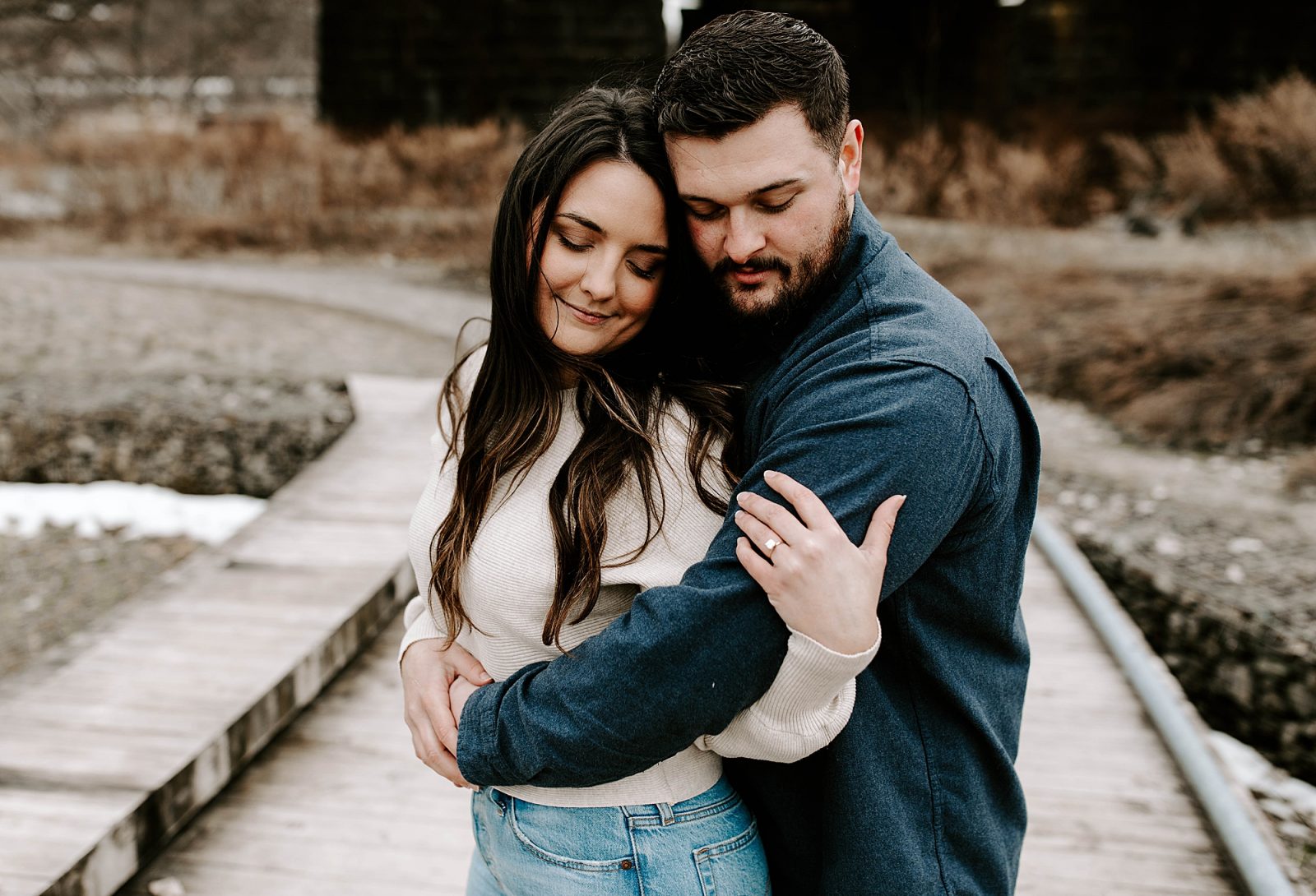 Aspinwall Riverfront Park Engagement Photos | Rachel Wehan Photo