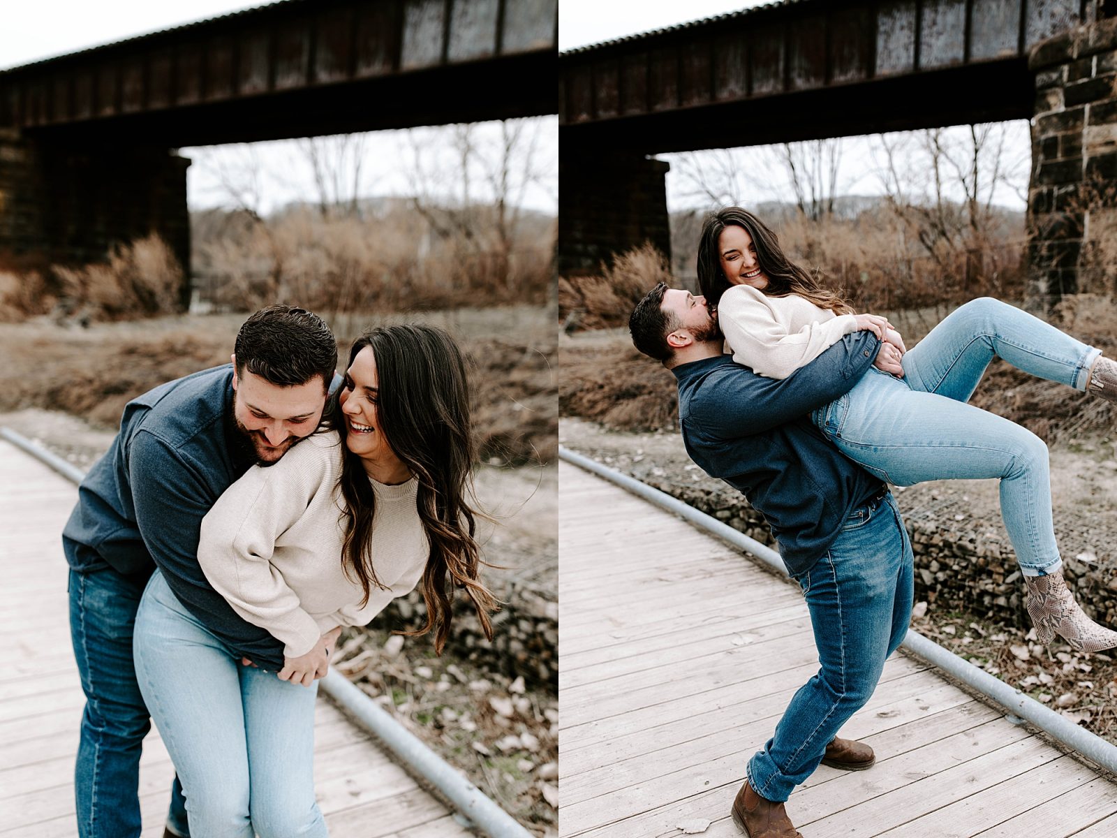 Aspinwall Riverfront Park Engagement Photos | Rachel Wehan Photo