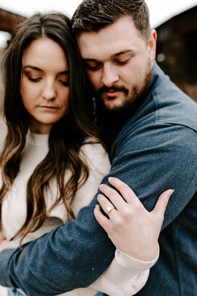 Aspinwall Riverfront Park Engagement Photos | Rachel Wehan Photo