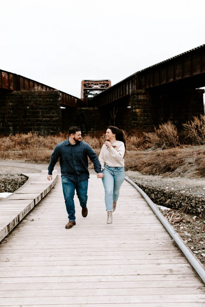 Aspinwall Riverfront Park Engagement Photos | Rachel Wehan Photo