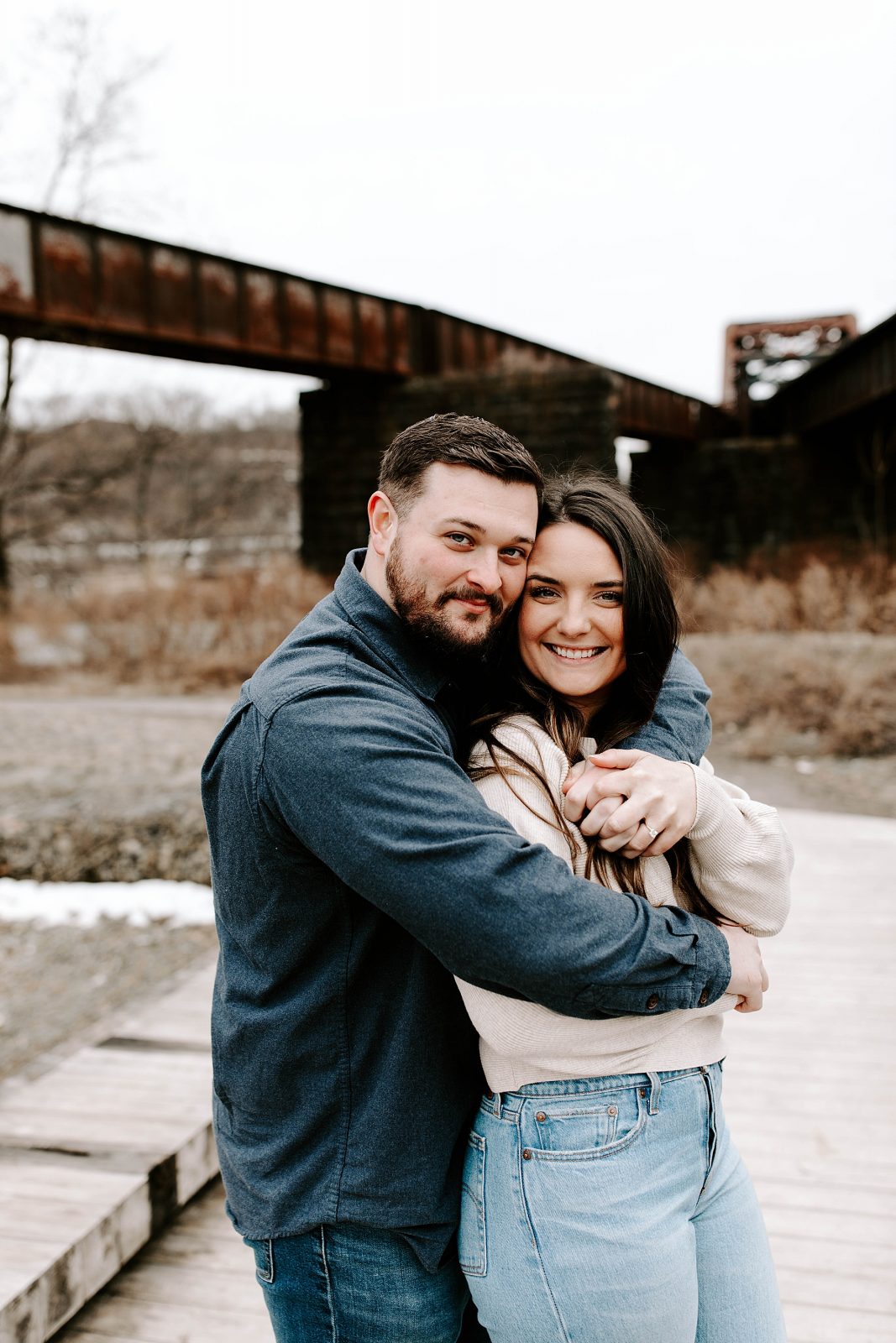 Aspinwall Riverfront Park Engagement Photos | Rachel Wehan Photo