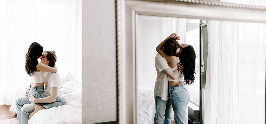 Couple’s Boudoir Photography | Cozy Session at Studio 1933 Pittsburgh